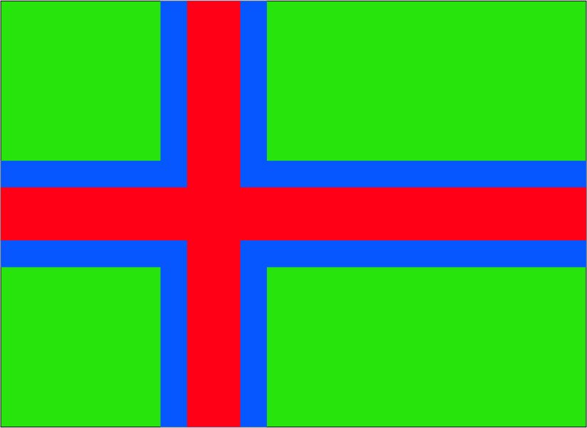 FYNS FLAG 50X36 CM - FYN - Aalborg Flagfabrik